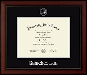 Amazon.com - Framerly - Baruch College 11" w x 8.5" h Diploma Frame ...