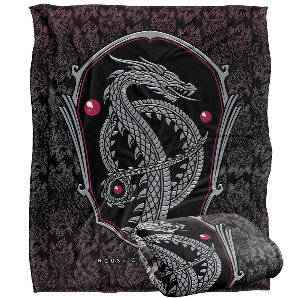 Amazon.com: House of The Dragon Blanket, 50"x60" Dragon Frame Silky ...