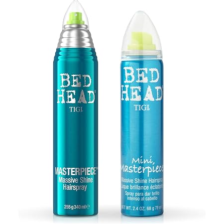 Amazon.com : Tigi Bed Head Masterpiece Massive Shine Hairspray, 9.5 ...