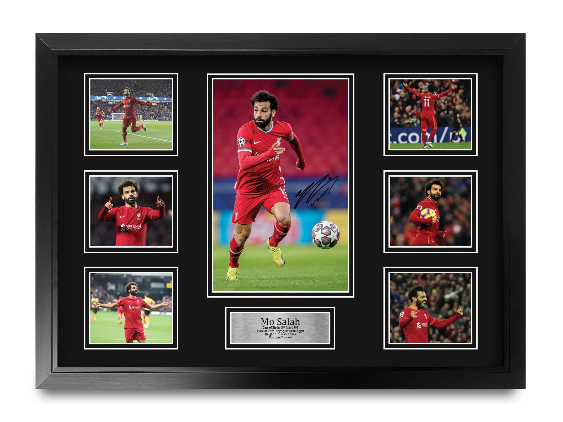 HWC Trading FR A2 Mohamed Mo Salah Liverpool Gifts Printed Signed ...