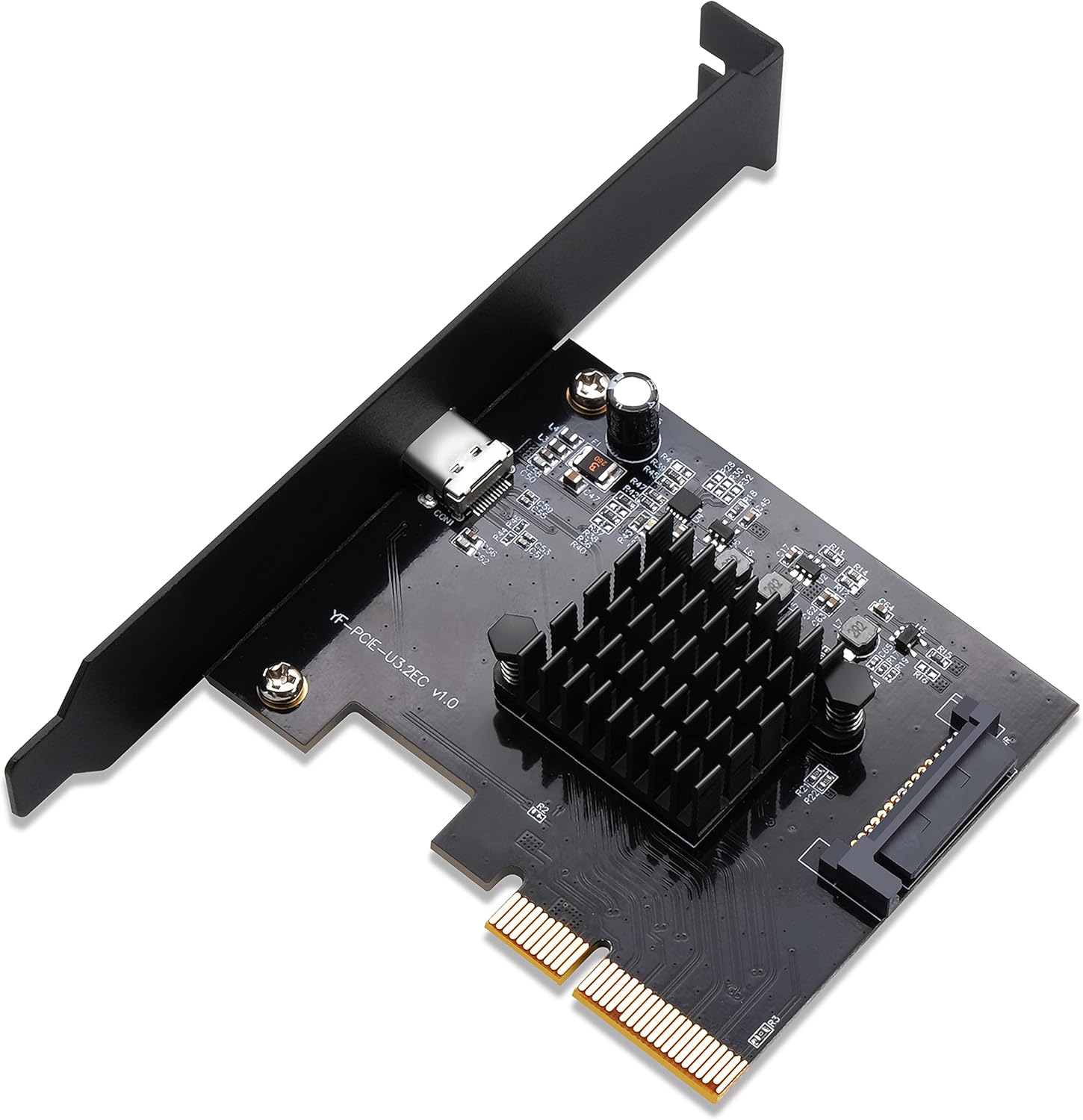EZDIY-FAB USB3.2 Gen2x2 Type-C Port Internal Expansion Card 20 Gbit/s ...