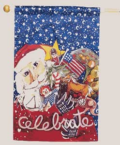 Amazon.com : Toland Celebrate - 24" x 36" Art Banner : Flags : Patio ...