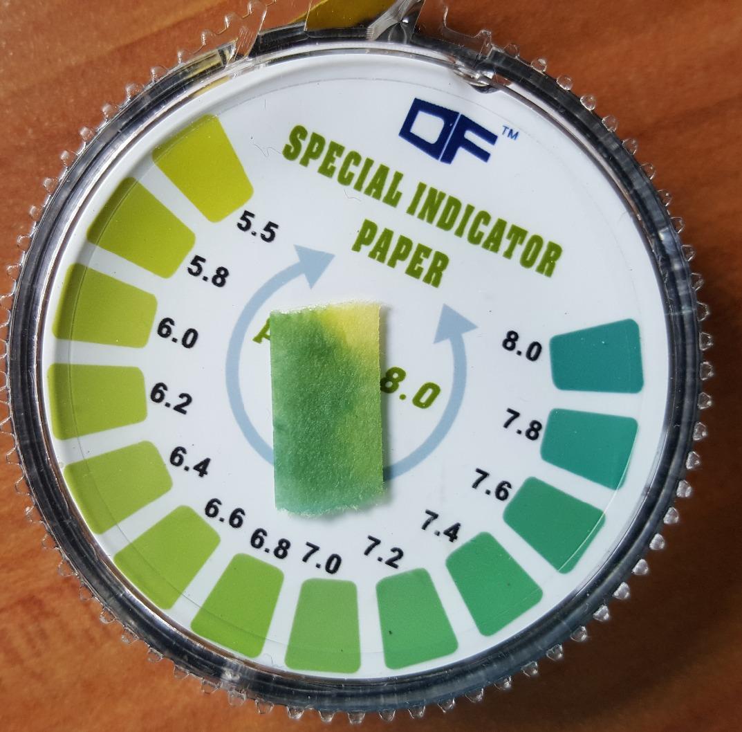 pH-Indikator Lackmus-Test Papier-Streifen Roll, 5,5-8 Für Wasser Urin ...