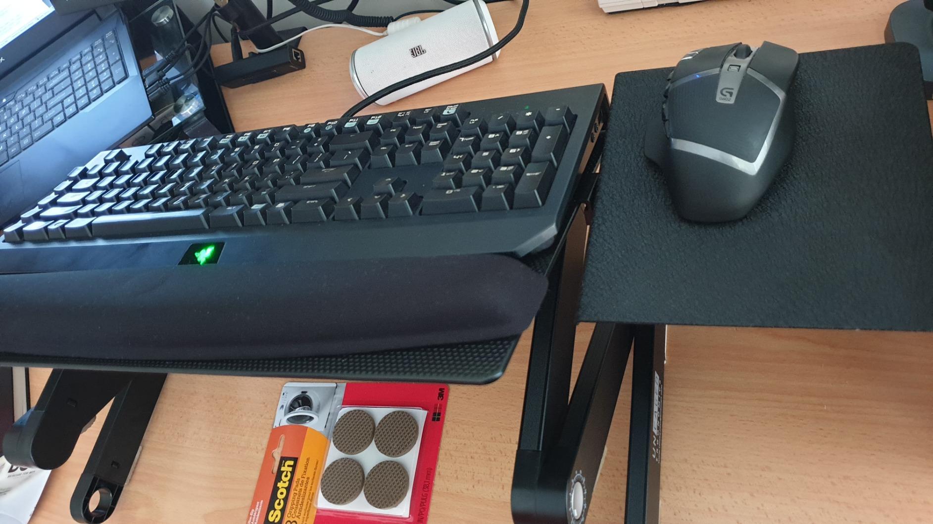 WorkEZ Adjustable Computer Keyboard & Mouse Stand - Ergonomic Keyboard ...