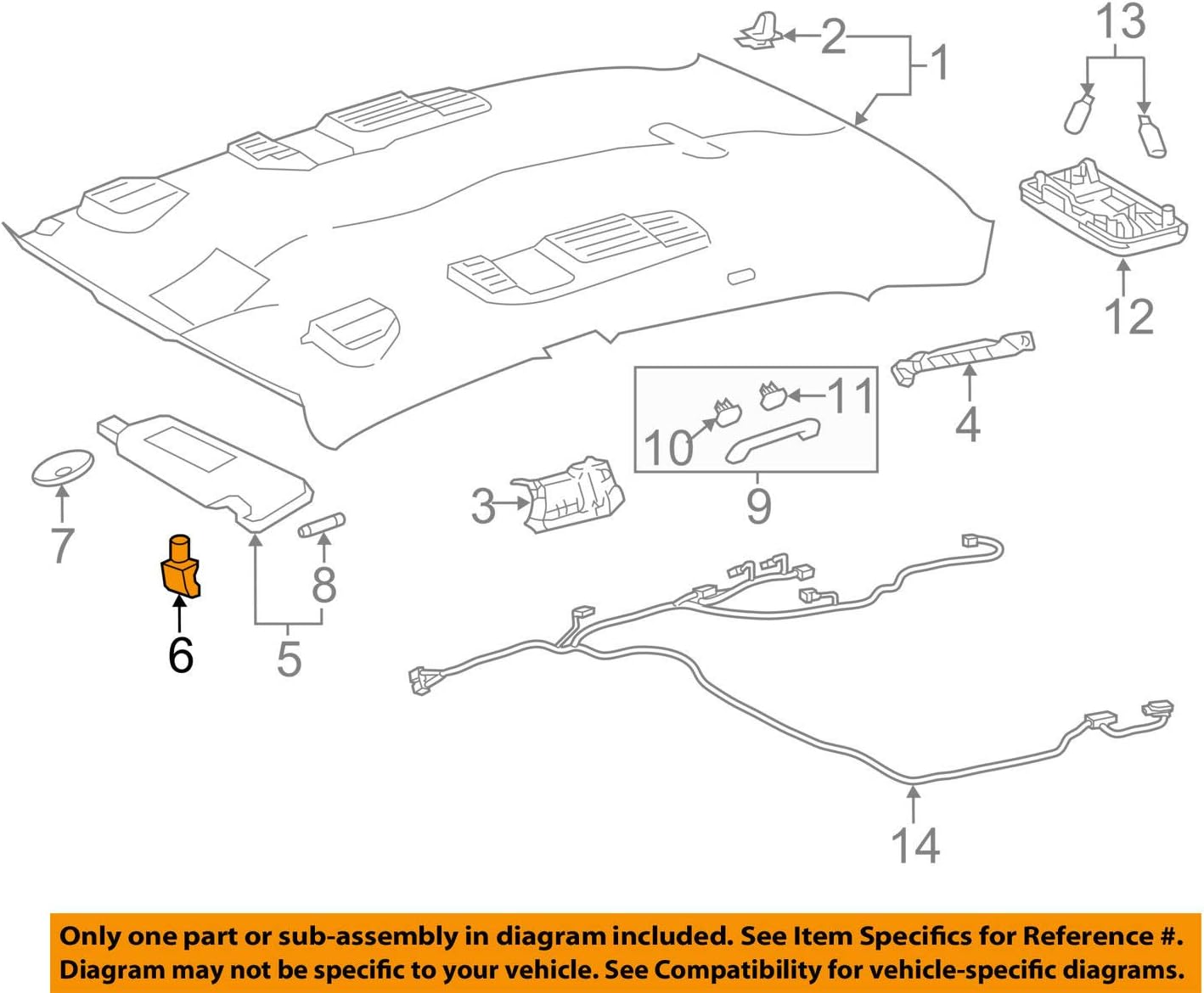 Amazon.com: TOYOTA Genuine 74348-07030-A0 Visor Holder : Automotive