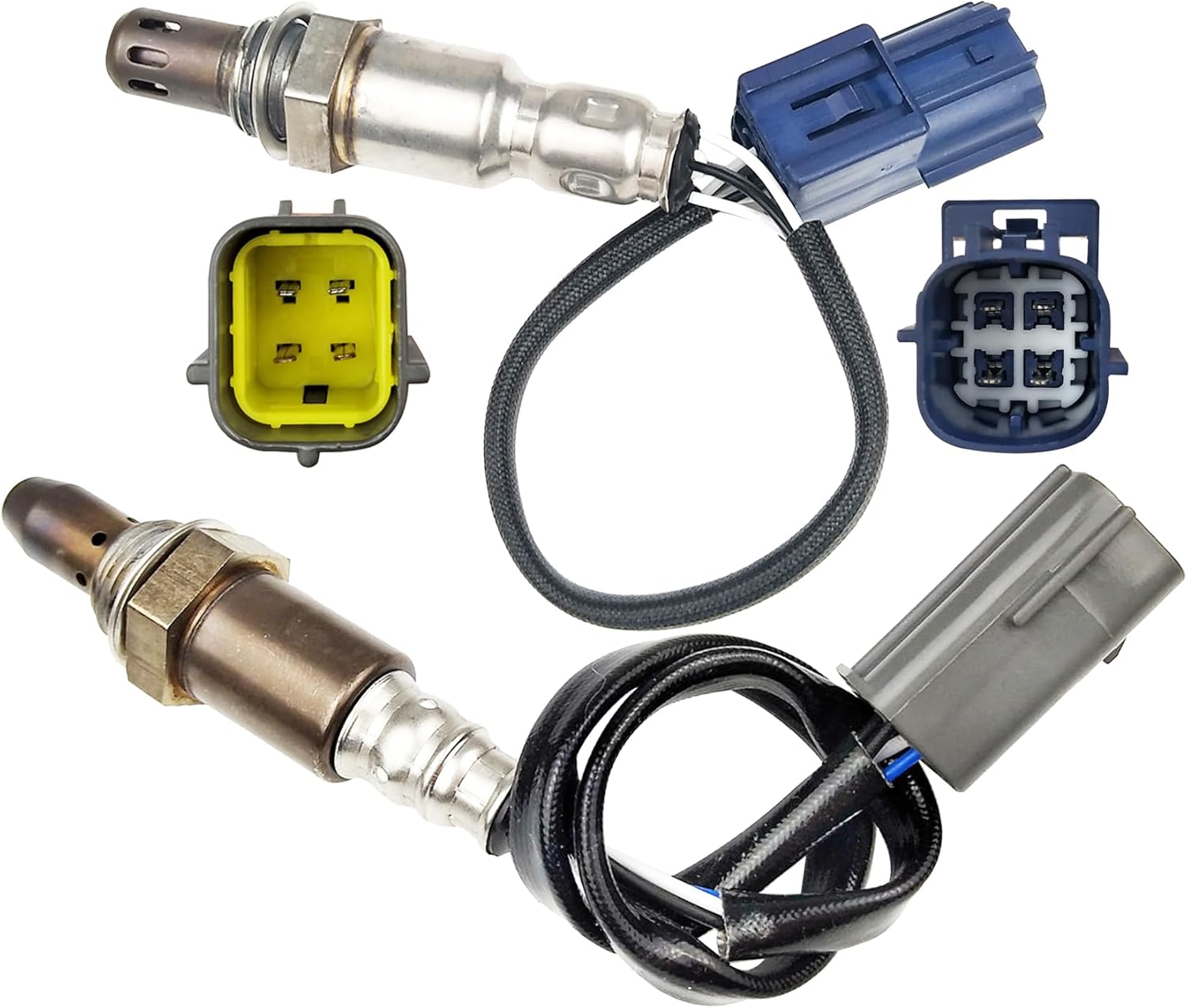 Amazon.com: Dropwater 1 Pair Front and Rear O2 Oxygen Sensors ...