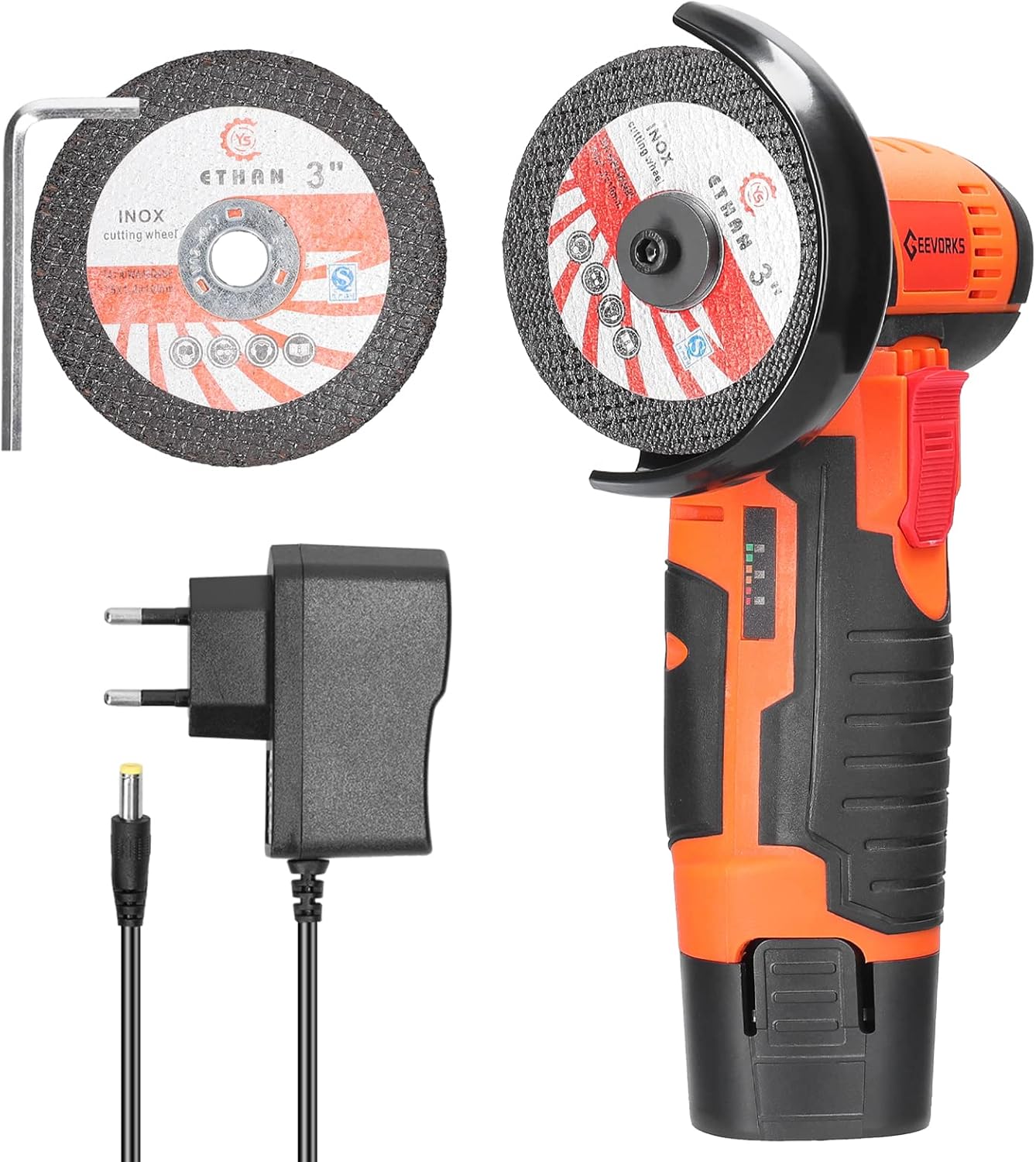 Irfora Meuleuse d'angle électrique, outil de meulage électrique avec ...