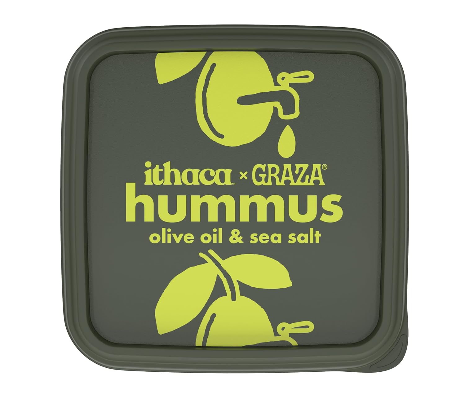 Amazon.com: Ithaca x Graza Sea Salt & Olive Oil Hummus, 10oz : Grocery ...