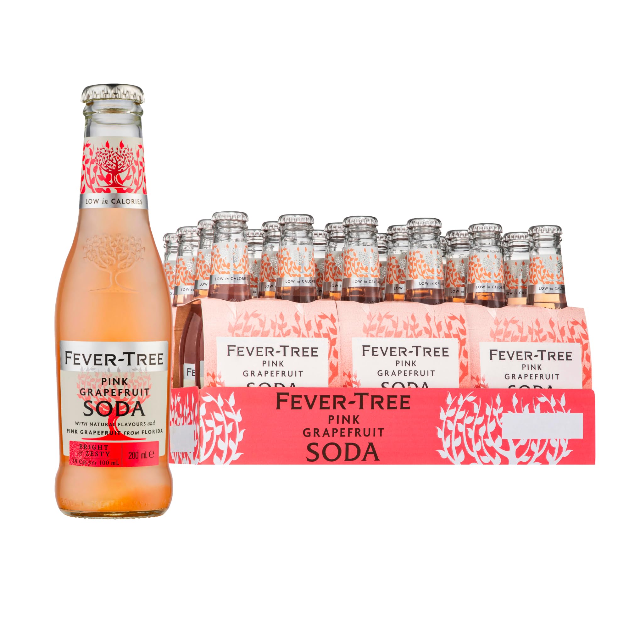 Fever-Tree Pink Grapefruit Soda 200 ml (Pack of 24) : Amazon.com.au ...