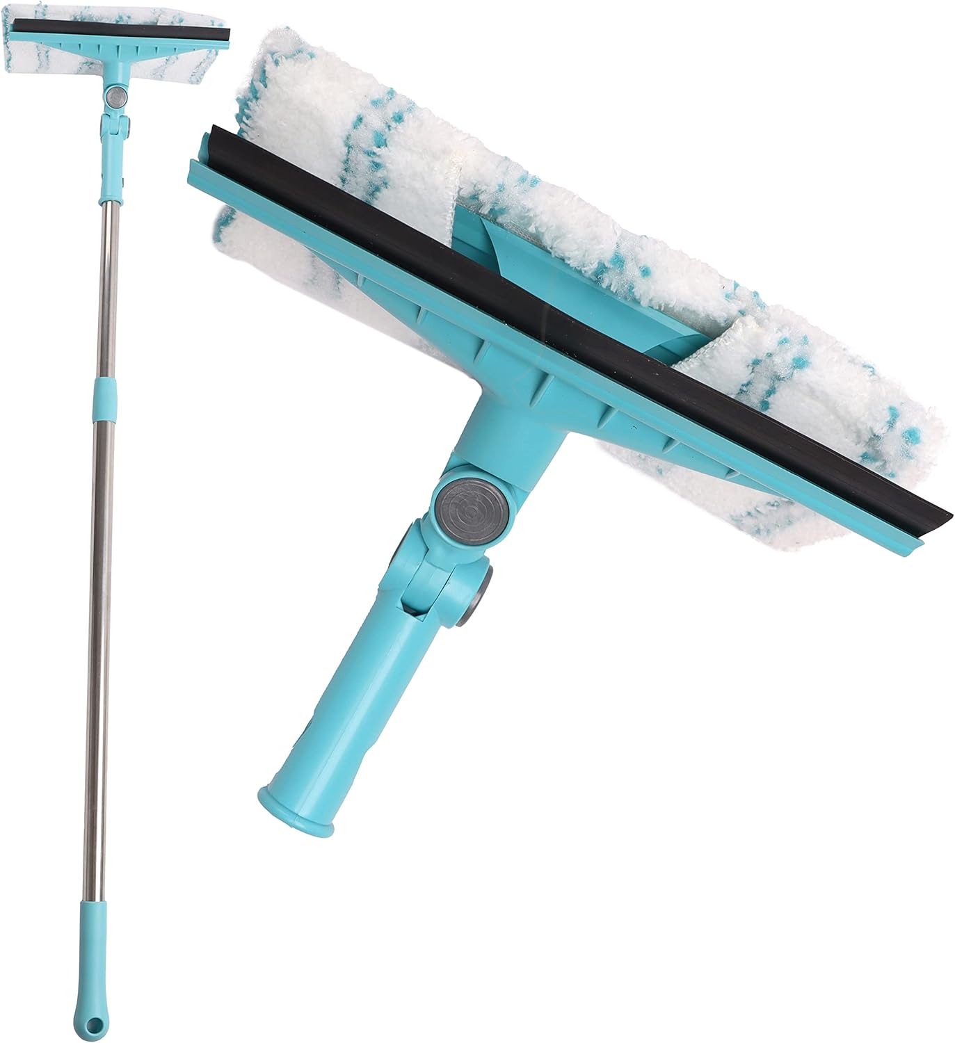 DIVCHI 2 in 1 Telescopic Window Cleaner Tool, Window Squeegee Cleaning ...