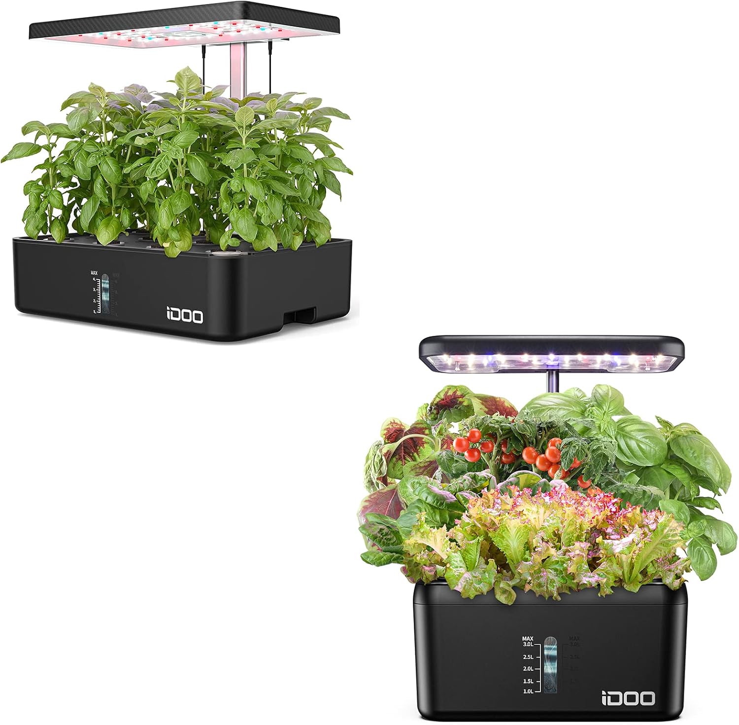 Amazon.com : iDOO 12 Pods Indoor Garden and 8 Pods Hydroponics Growing ...
