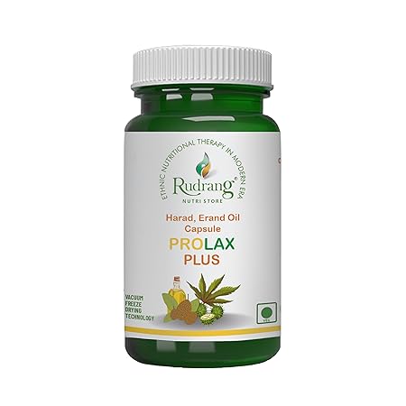 Buy Prolax Plus Capsule | Harad & Erand Oil | Mild Laxative Support for ...