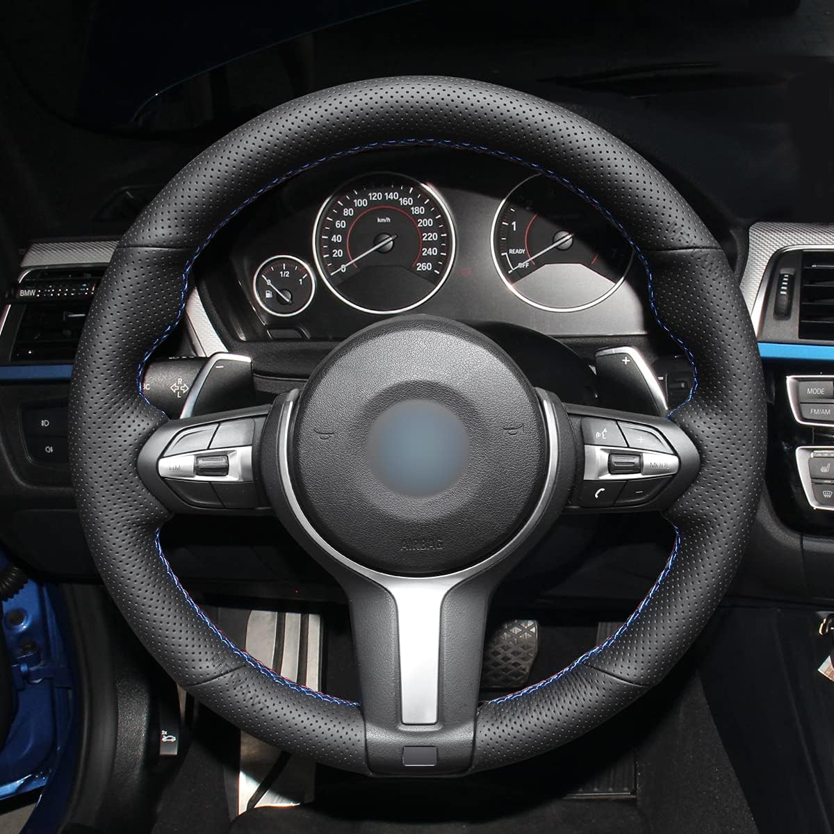 Buy MEWANT Car Steering Wheel Cover for BMW F87 M2 F80 M3 F82 M4 M5 F12 ...