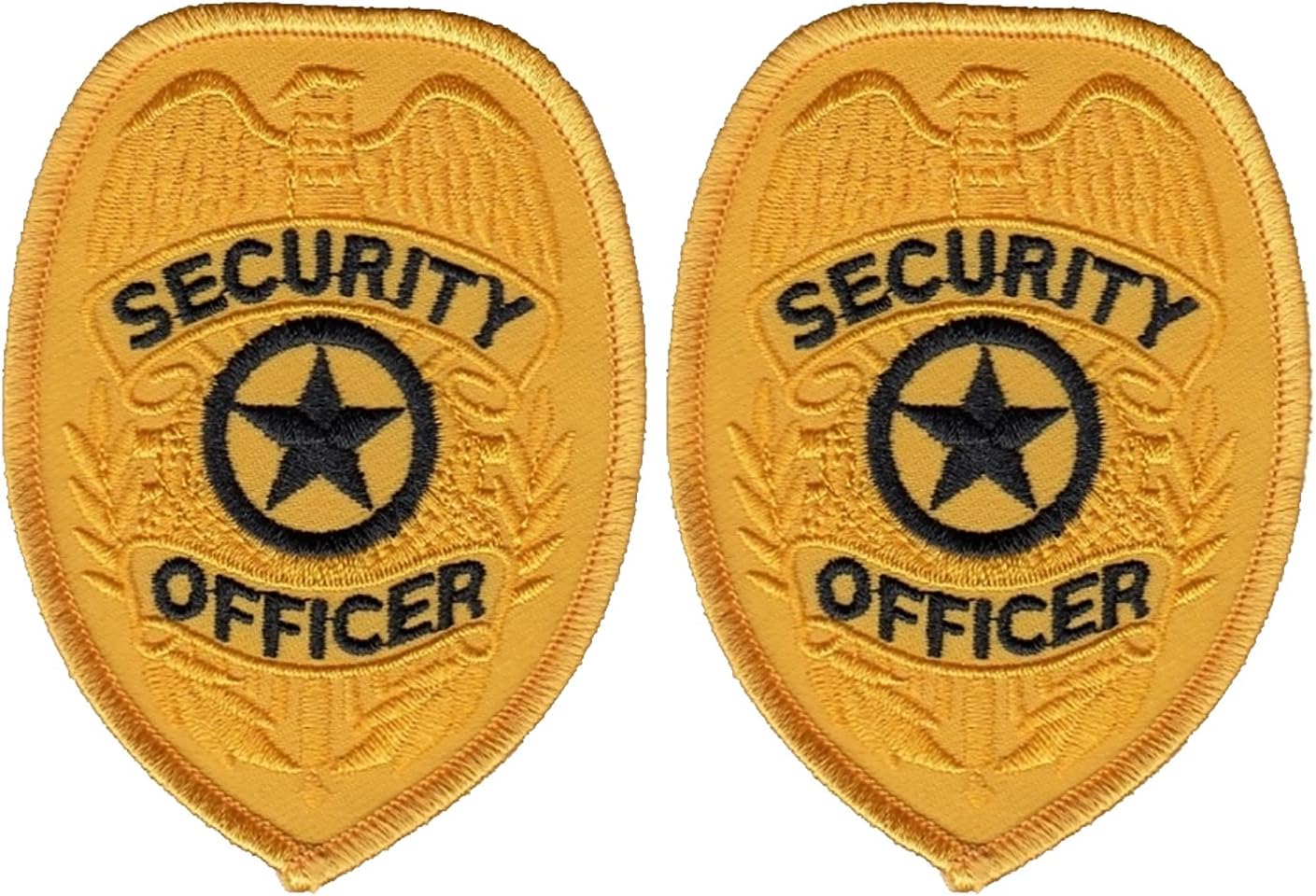 Amazon.com: Set of 2 Sew on Security Chest Patches - Security Officer ...