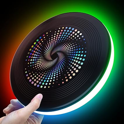 Amazon.com: Phokwes LED Light Up Flying Disc - Rechargeable Smart Modes ...