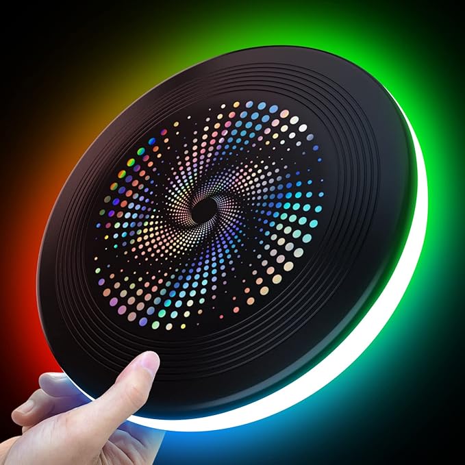 Amazon.com: Phokwes LED Light Up Flying Disc - Rechargeable Smart Modes ...