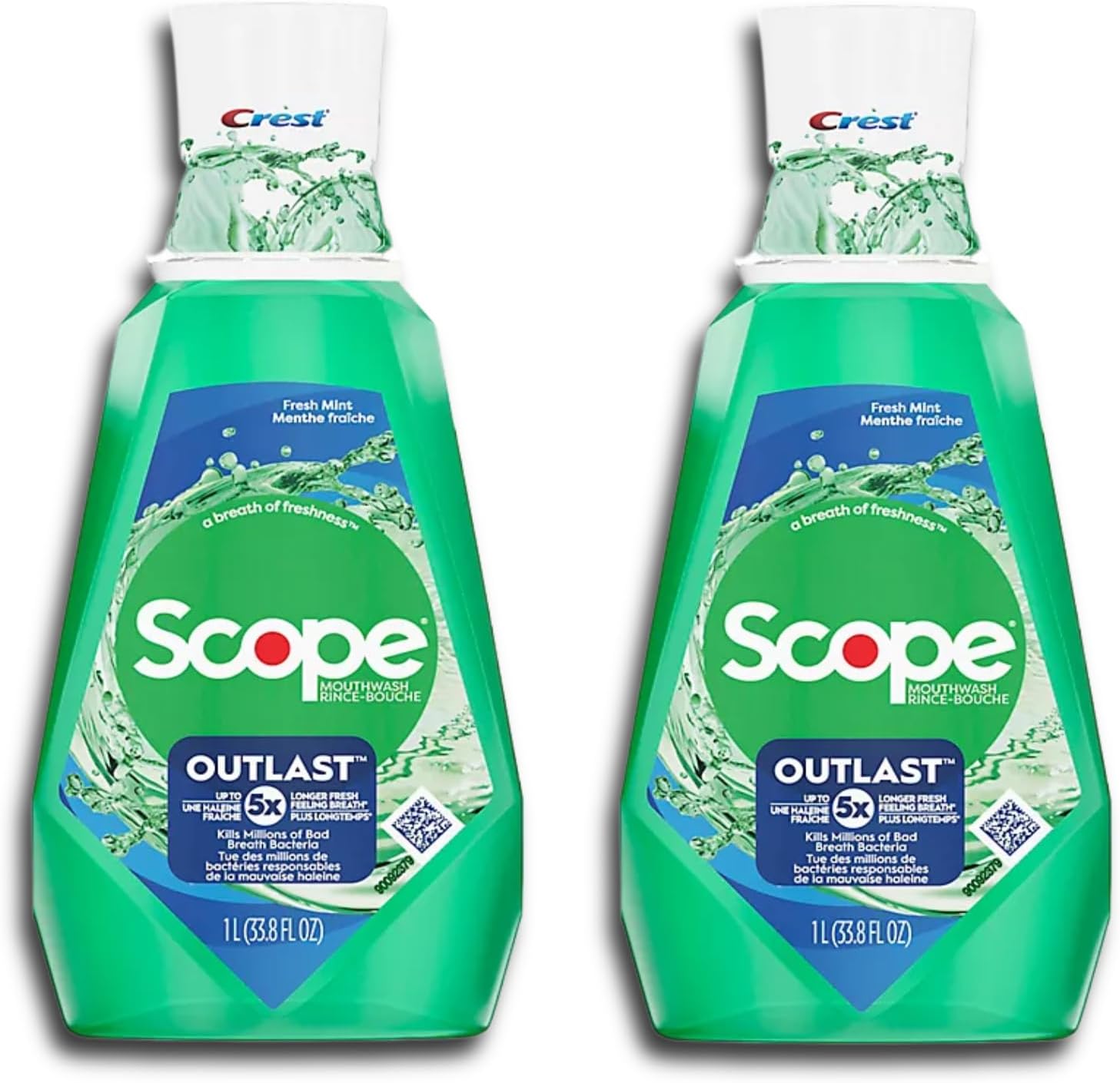 Amazon.com: Scope Mouthwash Original Mint 33.8 Oz (2 Pack) : Health ...