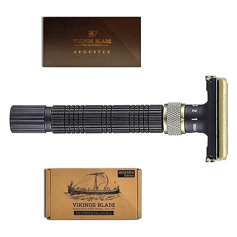 Amazon.com: Adjustable Double Edge Safety Razor, The Emperor by VIKINGS ...