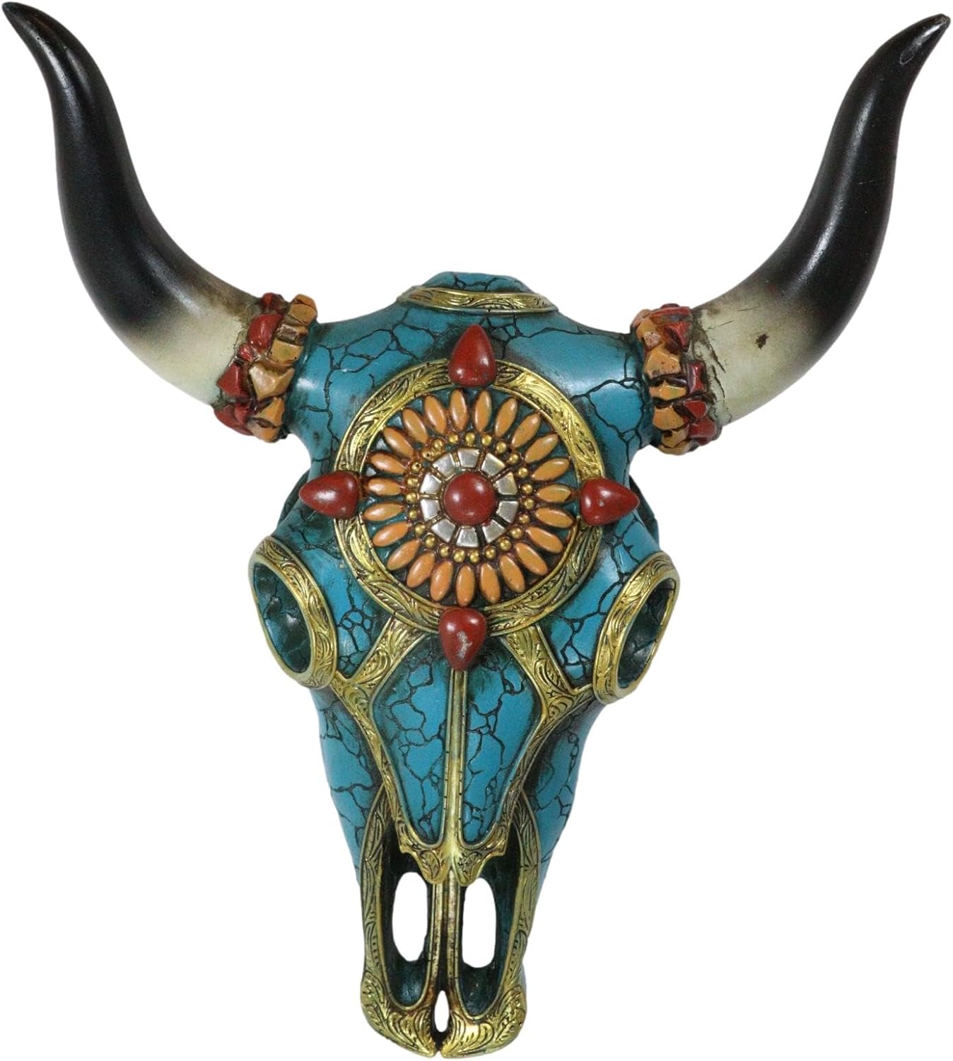 Ebros 11" High Western Southwest Steer Bison Buffalo Bull Cow Skull ...