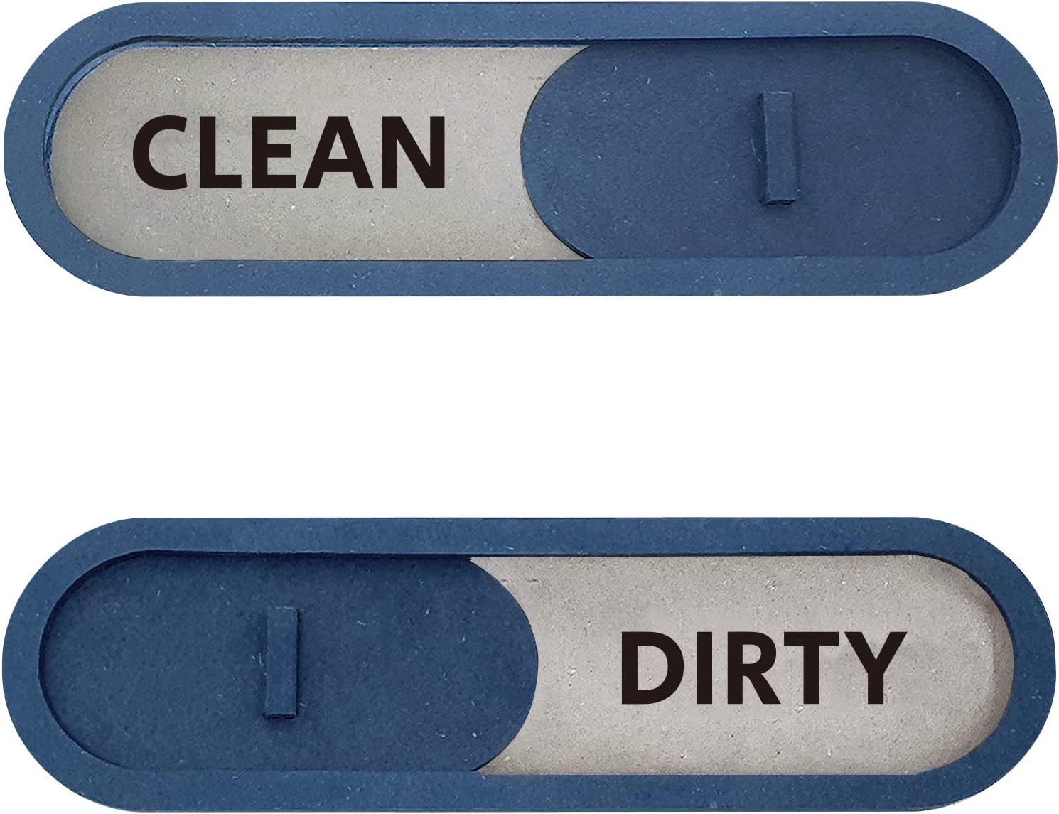 Amazon.com: GEEKBEAR Clean Dirty Dishwasher Slider Sign (Blue) - Made ...