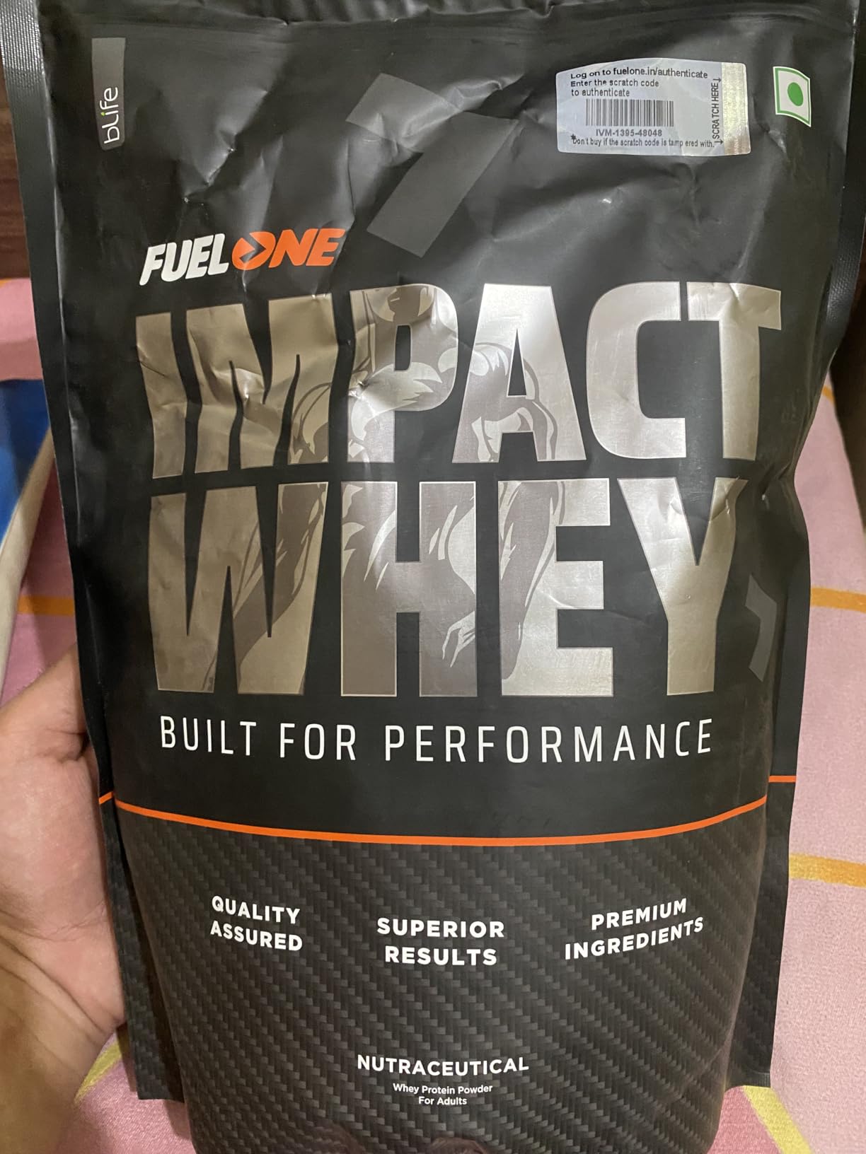 FUELONE Impact Whey Protein Powder, Chocolate (1kg / 2.2lbs) | 23g ...