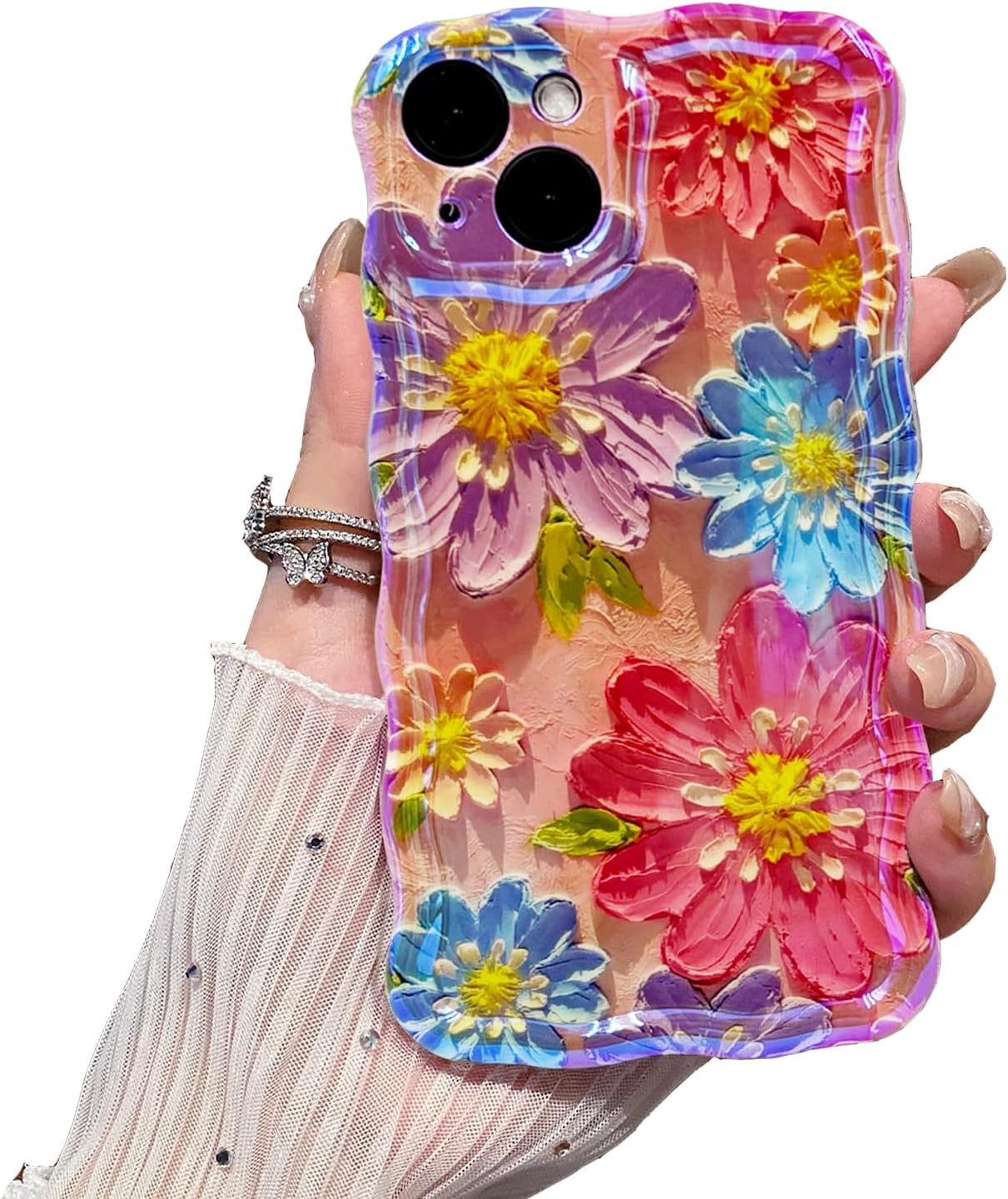 Amazon.com: VCTERFK Case for iPhone 13 6.1",Exquisite Colorful Retro ...