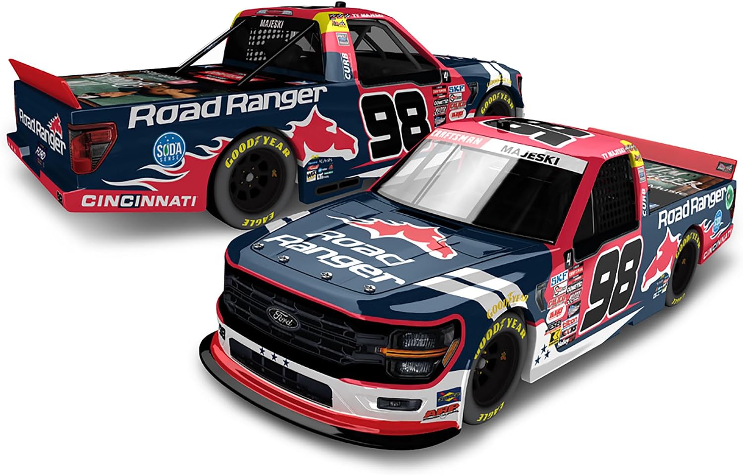 Amazon.com: Lionel Racing Ty Majeski 2024 Road Ranger No. 98 Champ ARC ...