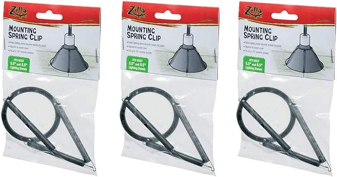 Amazon.com : Zilla 3 Pack of Mounting Spring Clips for Reptile Habitat ...