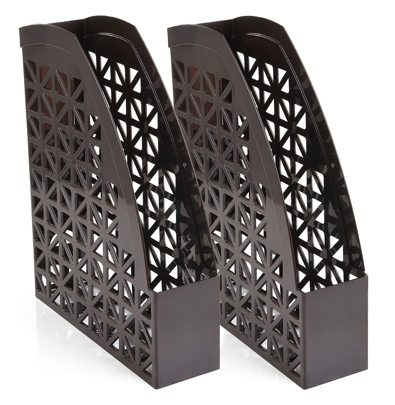 Amazon.com : Mintra Office Plastic Desk Organizer 2pk Magazine File ...