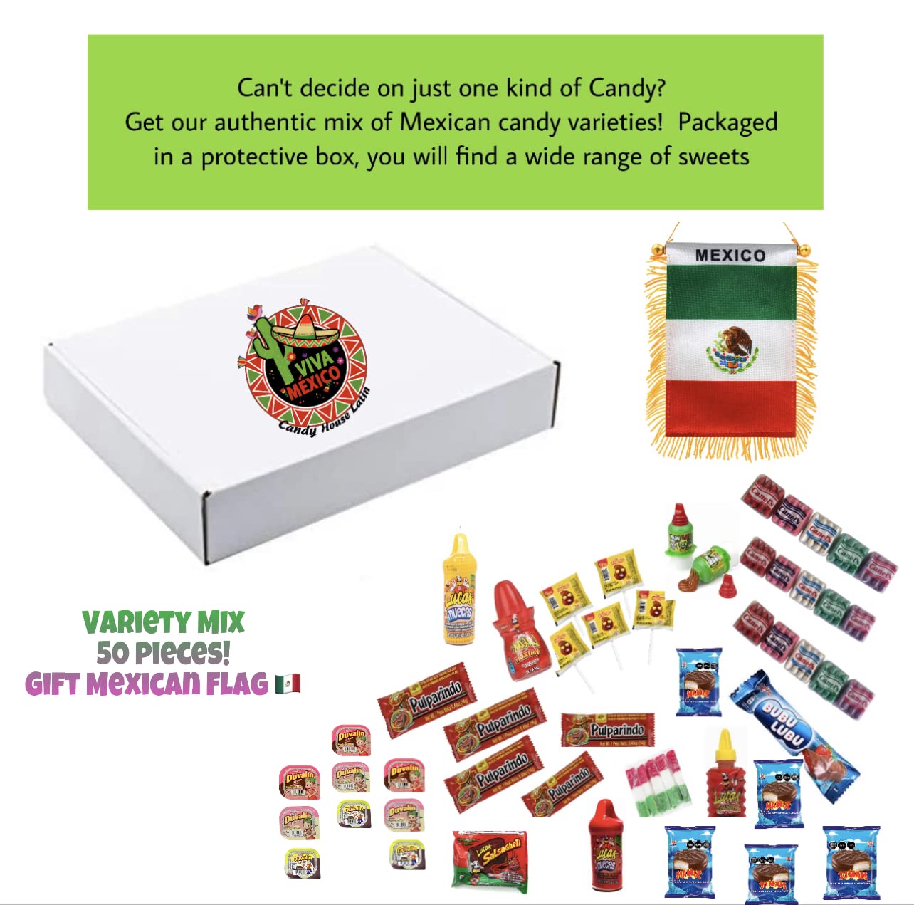 Candy House Latin Caja de dulces mexicanos, Food Sweet Snacks Gift ...