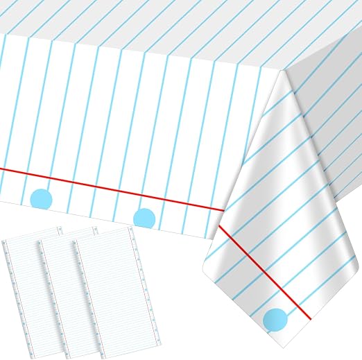 Amazon.com: Oudain 4 Pcs Back to School Party Tablecloth 54 x 108 Inch ...