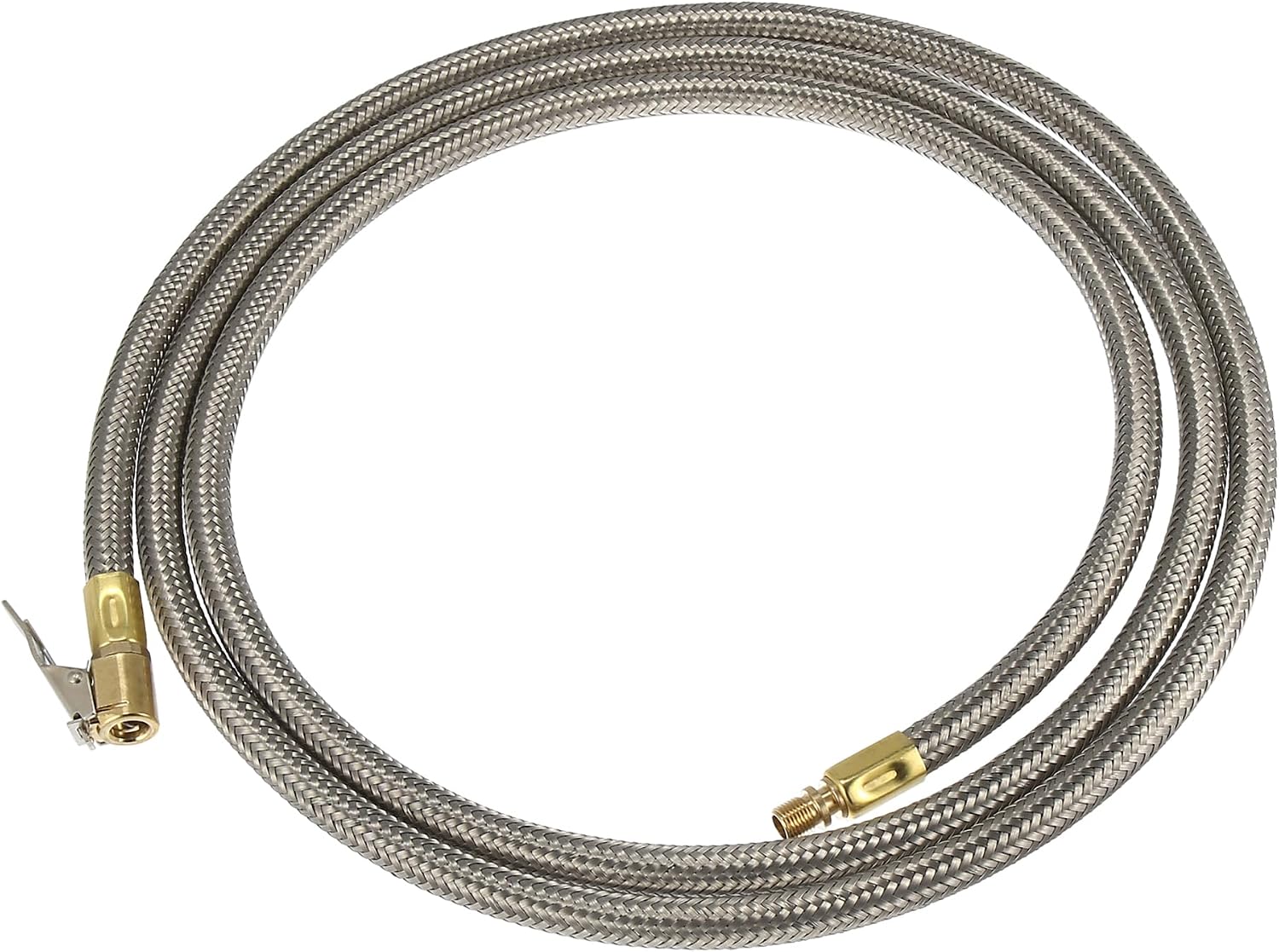 A ABSOPRO Tire Air Inflator Hose Adapter Extension Quick Connect 200cm ...