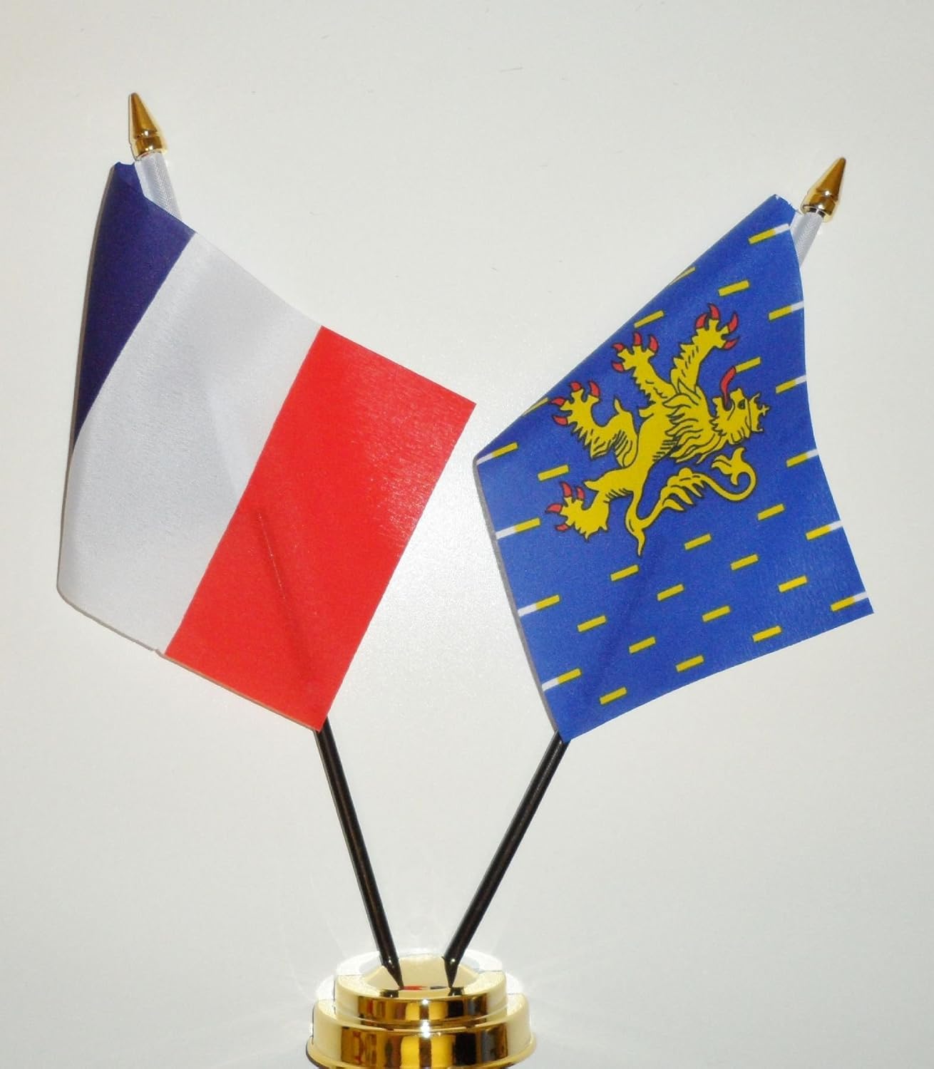 Amazon.com: France and Franche-Comte Friendship Table Flag Display 25cm ...