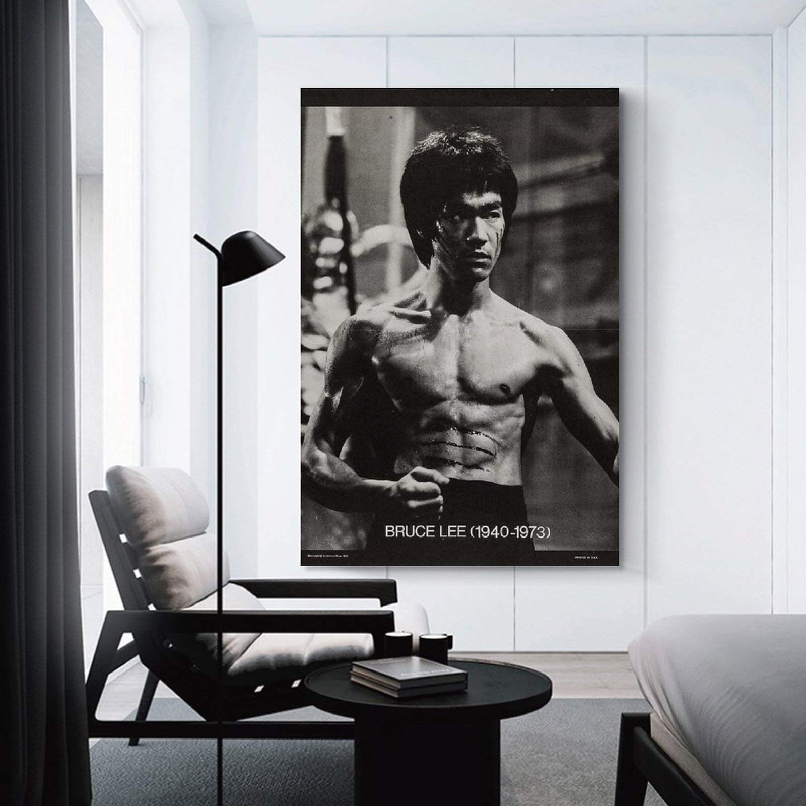 Poster In Bianco E Nero Di Bruce Lee