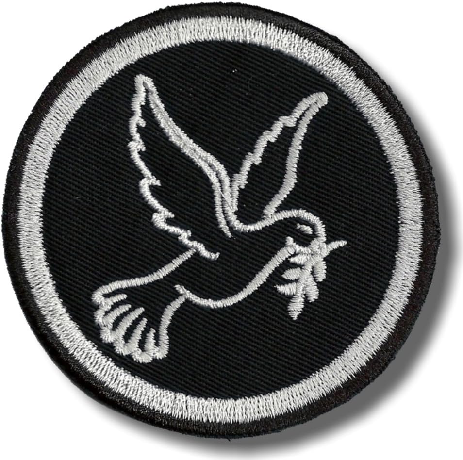 Peace dove - embroidered patch 8x8 cm : Amazon.de: Küche, Haushalt & Wohnen