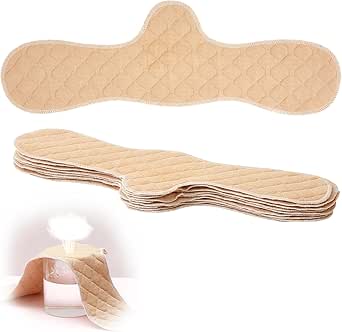 Boyiee 9 Pcs Bra Liners for Sweat, 67% Cotton and 33% Polyester Fiber ...