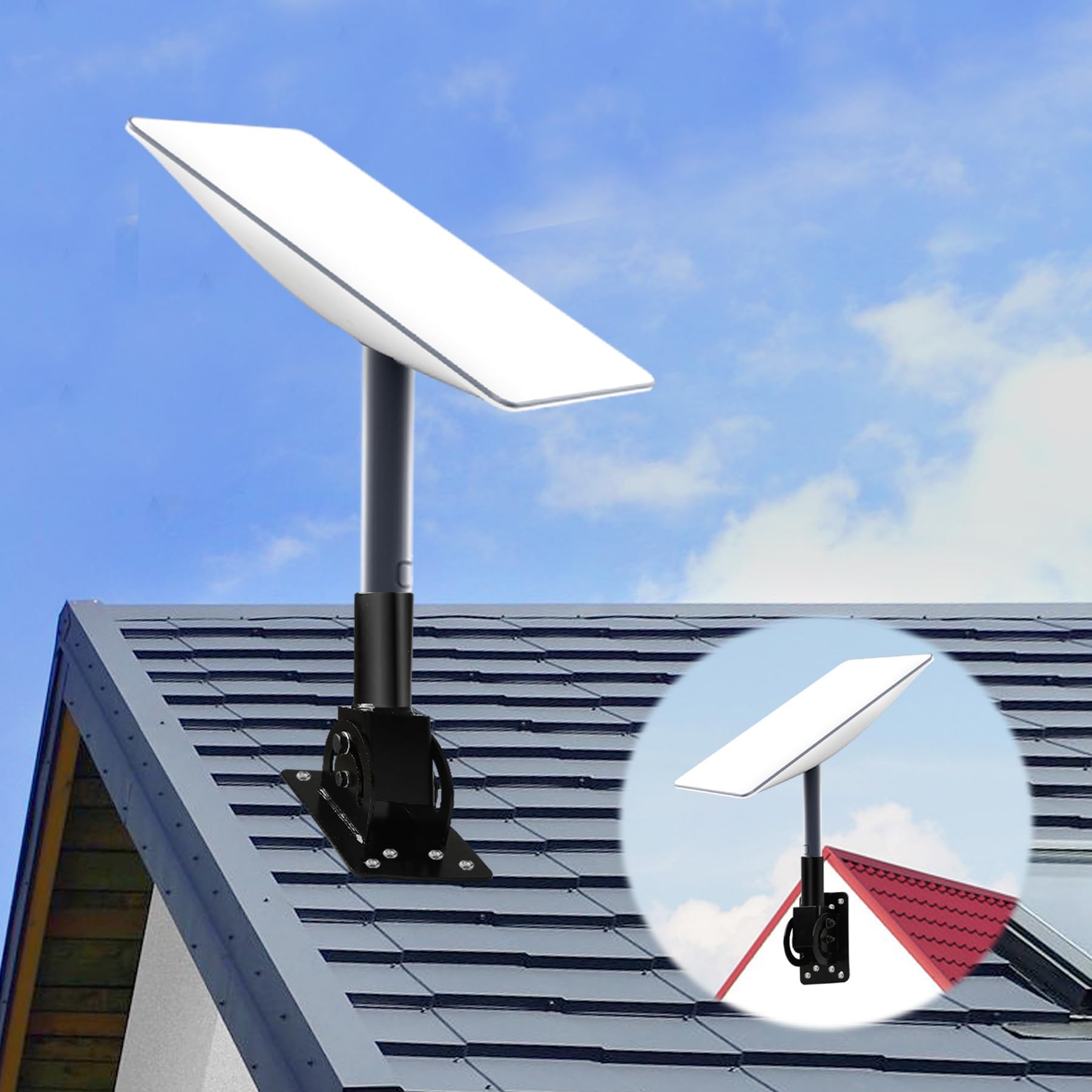 Amazon.com: Adjustable Starlink Roof Mount Kit，Starlink Roof Mounting ...