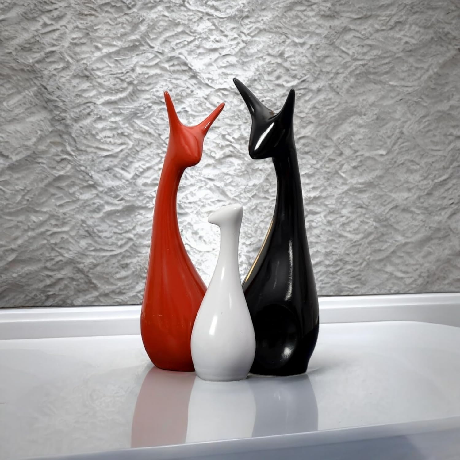 Buy LITTLE HOMES Lucky Charm Deer Family for Home Decor | Statues for ...