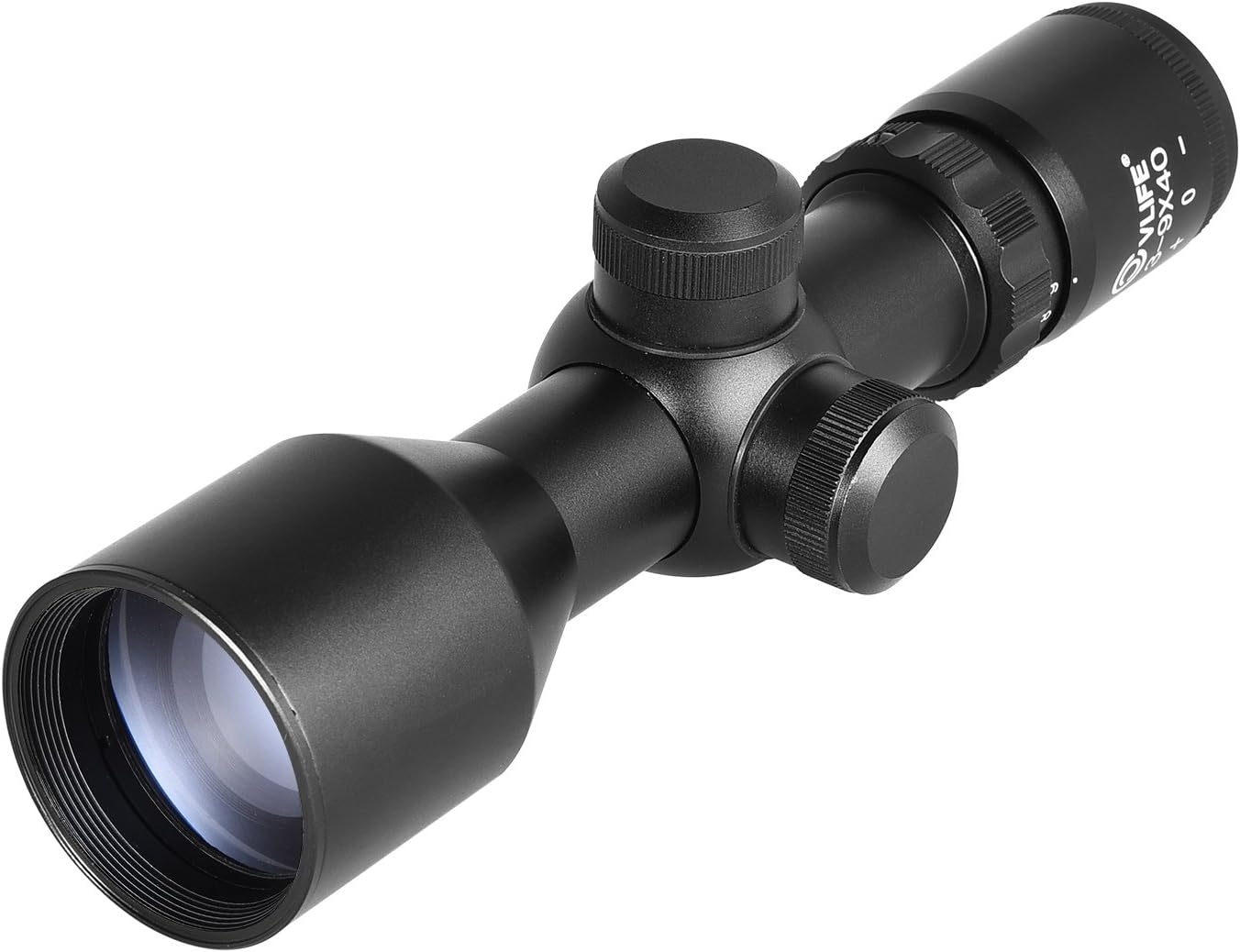 CVLIFE 3-9x40 Compact Rifle Scope Crosshair Reticle with Free Mounts ...