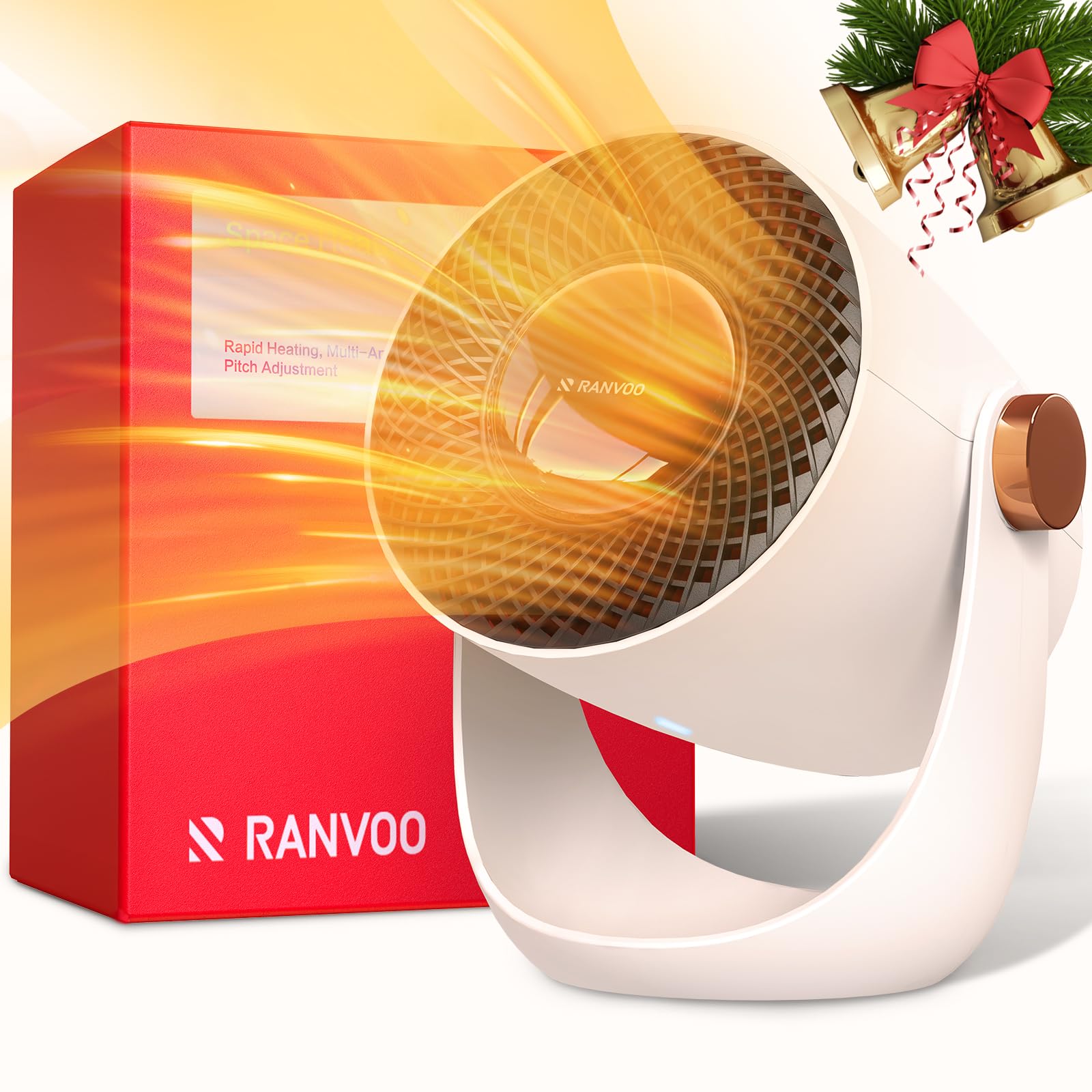 Amazon.com: RANVOO Space Heater, 120° Up & Down, ECO Space Heaters for ...