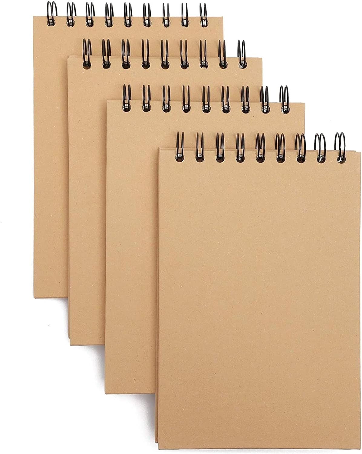 Amazon.com: Kraft Cover Notepads, Travel Journal Notebooks (50 Sheets ...
