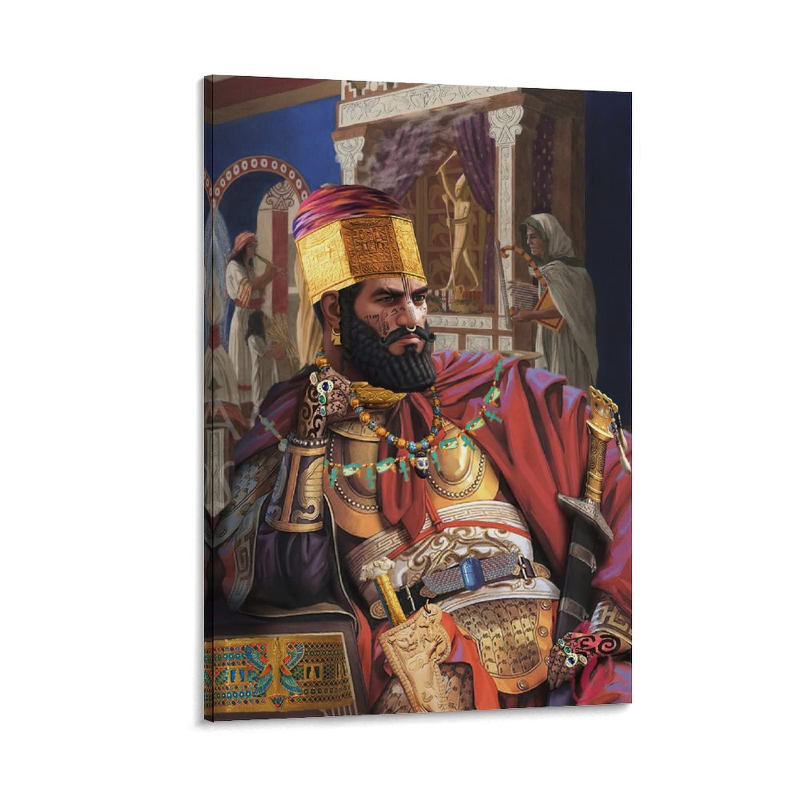 King Hammurabi Painting