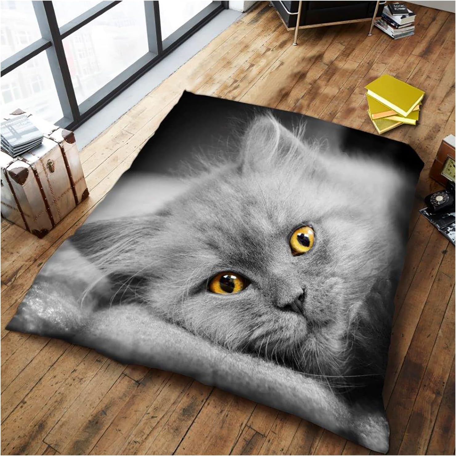 GC GAVENO CAVAILIA 3D Wildlife Throws For Sofas Large, Animal Print Cat ...