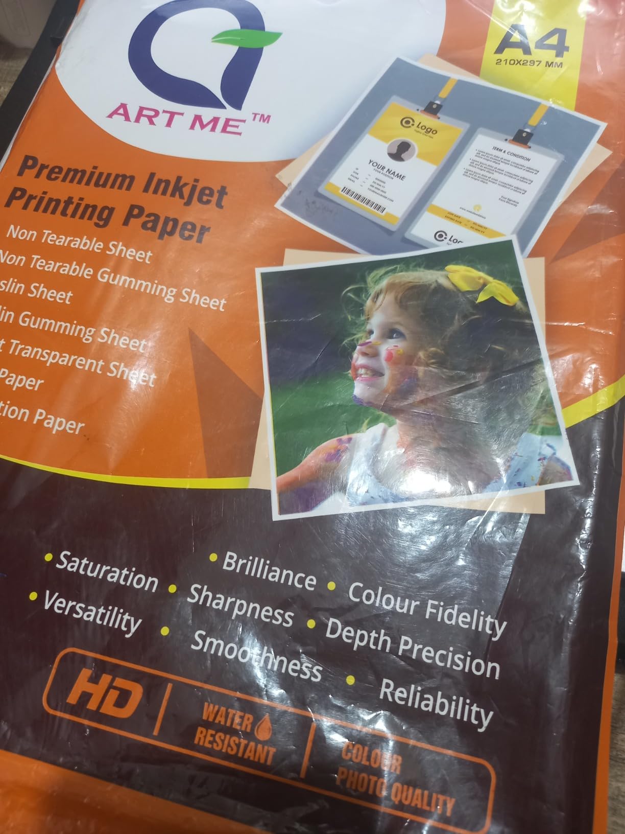 Photo Glossy Paper Quality 210 GSM A4 Size Pack Of 50 Sheets : Amazon ...
