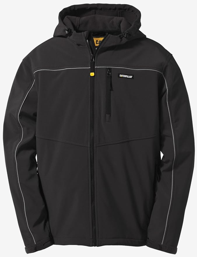 Caterpillar Chamarra con Capucha Softshell Chamarra, Color Gris, Talla ...