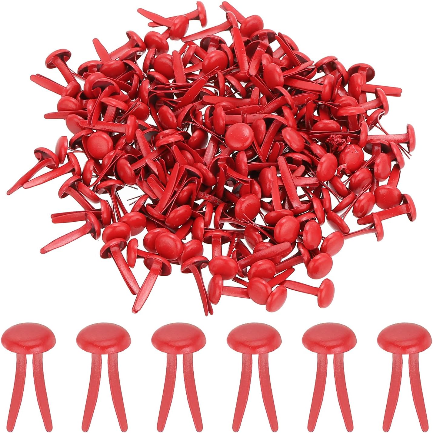 Amazon.com: PATIKIL 100 Pcs Paper Brass Fasteners Split Pins Pastel ...