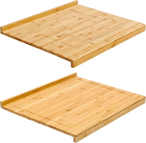 Amazon.com: Vesici Reversible Pastry Board with Lip for Rolling Dough ...