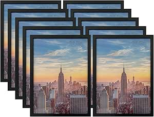Amazon.com - Frame Amo 16x22 Black Modern Picture or Poster Frame, 1 ...