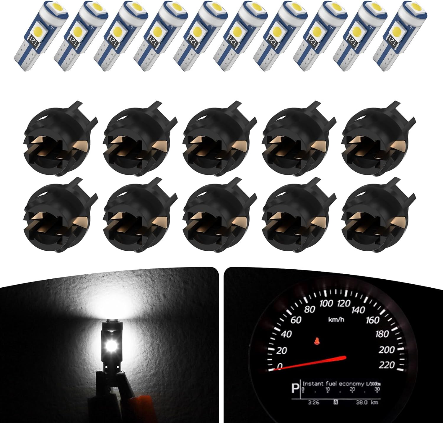 Amazon.com: LBRST Instrument Cluster Dash Panel Lights with Twist Lock ...