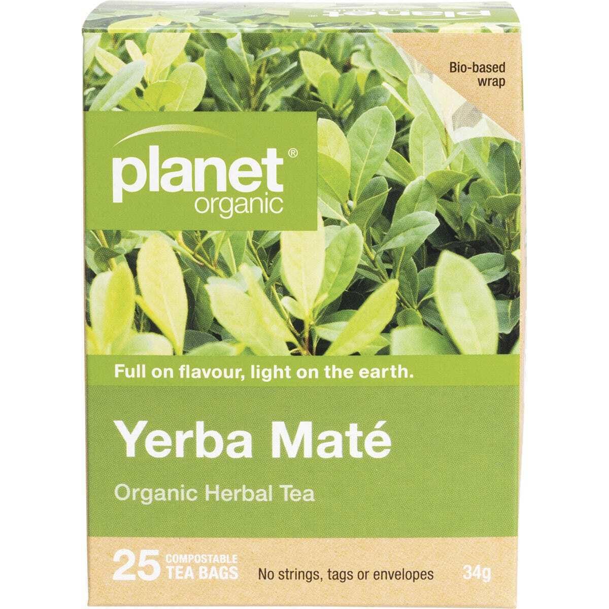 Planet Organic Yerba Mate 25 Tea Bagss : Amazon.com.au: Pantry Food ...